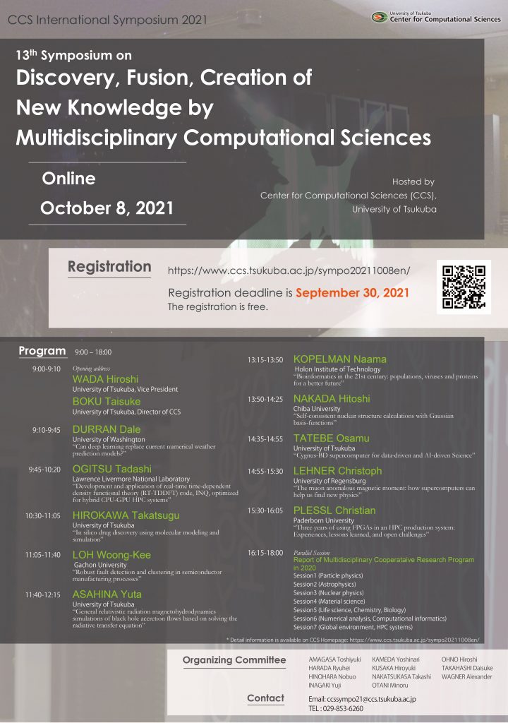 13th symposium on Discovery, Fusion, Creation of New Knowledge by Multidisciplinary ...